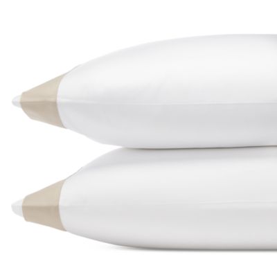 Click here for Frette Flying Sateen Standard Pillowcase Set - Exc... prices