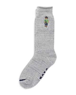 Polo Ralph Lauren American Heritage Bear Sweat Socks | Bloomingdale's