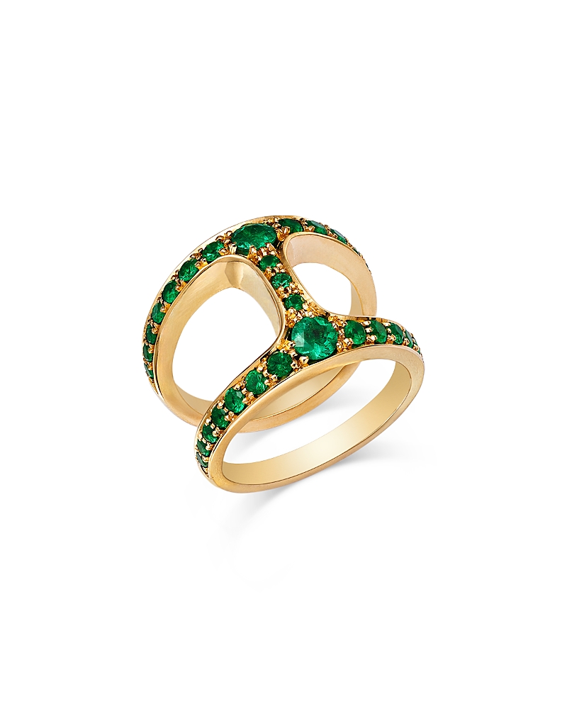 Click here for Hoorsenbuhs 18K Yellow Gold Brute Phantom Emerald... prices
