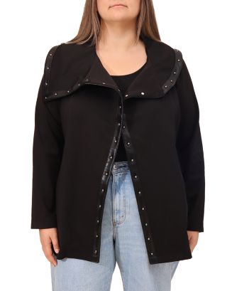 Bagatelle Plus Drape Collar Jacket | Bloomingdale's