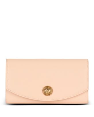 Balmain Embleme Wallet on Chain - Grained Leather | Bloomingdale's