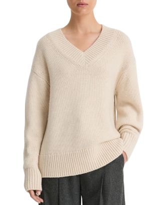 Vince Drop Shoulder V Neck Sweater | Bloomingdale's