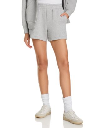 Anine Bing Kam Monogrammed Sweat Shorts | Bloomingdale's