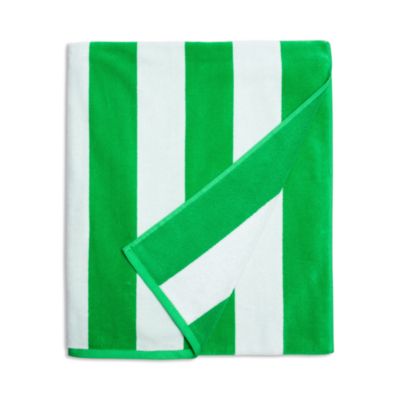 Click here for Aqua Striped Woven Beach Towel - Exclusive prices