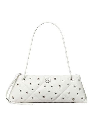 Tory Burch Kira Diamond Quilt Grommet East West Shoulder Bag ...