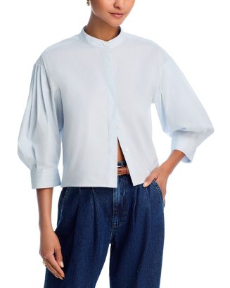 FRAME The Modern Puff Top | Bloomingdale's