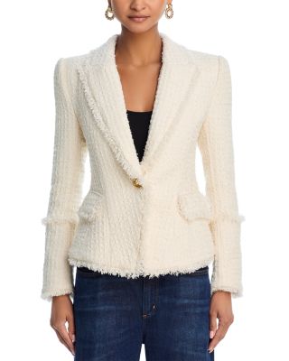 Click here for LAgence Kaisley Frayed Blazer prices