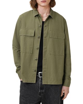 Click here for Allsaints Service Style Relaxed Fit Ripstop Shirt prices