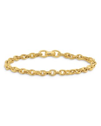 David Yurman DY Mercer Petite Chain Bracelet in 18K Yellow Gold, 4.5mm ...