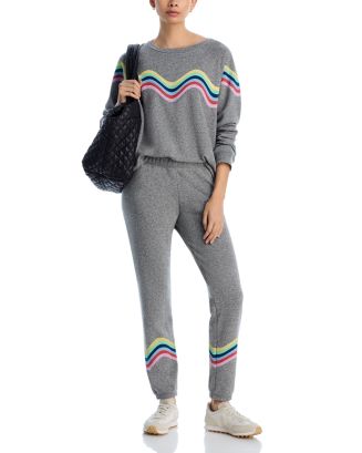 AQUA Nadia Pullover Sweatshirt & Athletic Brianna Sweatpants ...