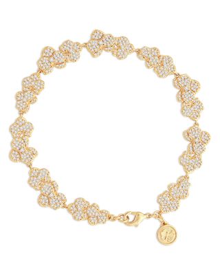 Click here for Anabel Aram Pave Orchid Tennis Bracelet prices