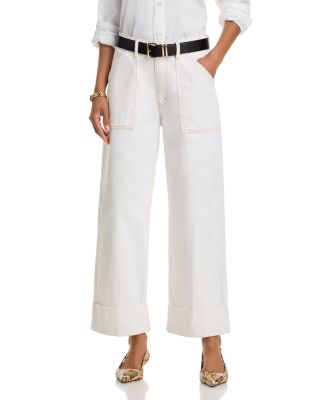 Click here for Frame The Utility Trouser High Rise Ankle Wide Leg... prices