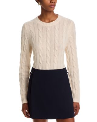Click here for C by Bloomingdales Cashmere Cable Knit Crewneck Sw... prices