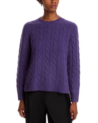 Click here for C by Bloomingdales Cashmere Cable Knit Crewneck Sw... prices