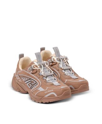Click here for Balmain Womens Cosmic Dust Suede Trainers prices
