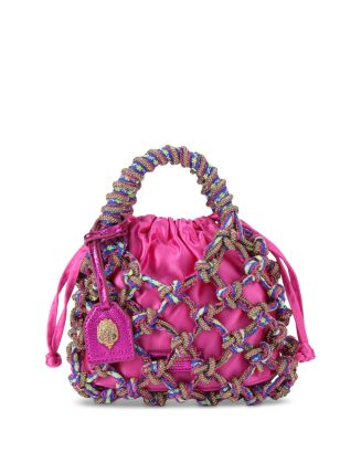 KURT GEIGER LONDON Small Macrame Crystal Bag | Bloomingdale's