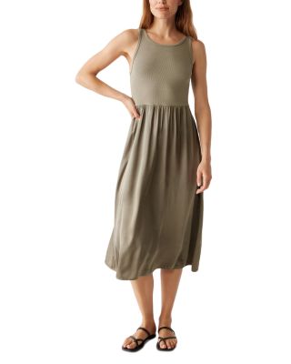 Click here for Michael Stars Bridgette Mixed Media Tank Dress prices