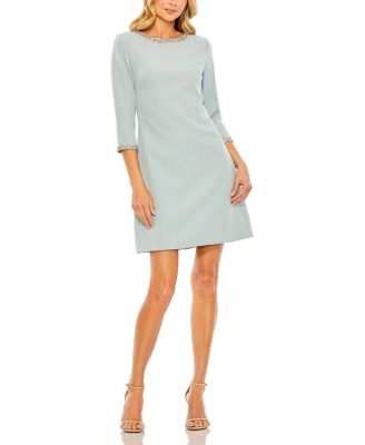 Click here for Mac Duggal A-Line Embellished Cocktail Dress prices