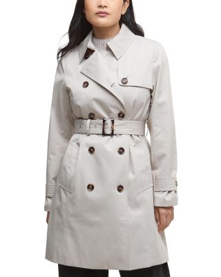 Click here for Barbour Greta Showerproof Trench Coat prices