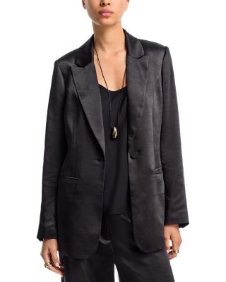 Click here for Aqua Satin Blazer - Exclusive prices