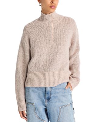 Click here for 525 Boxy Snap Front Henley Sweater prices