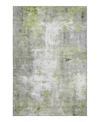 Dalyn Ravenna Washable RN1 26x310 Area Rug - Grass  Gray