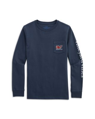 Click here for Vineyard Vines Boys Football Pocket Tee - Little K... prices