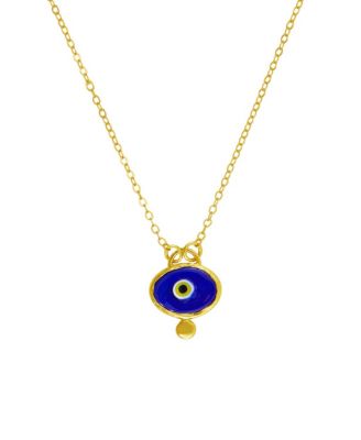 Click here for Ottoman Hands Alara Evil Eye Pendant Necklace prices