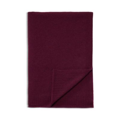 Click here for Aqua 100 Cashmere Throw Blanket - Exclusive prices