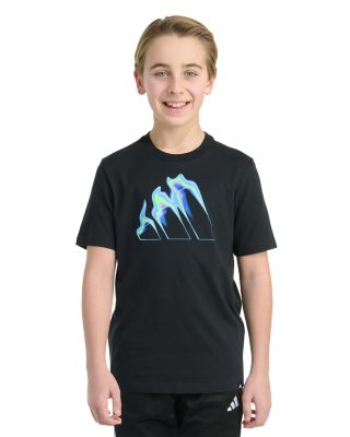 Click here for Adidas Boys Short Sleeved Flame Logo Graphic Tee -... prices