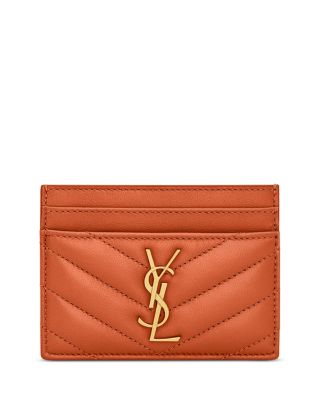 Click here for Saint Laurent Cassandre Matelasse Card Case in Lam... prices