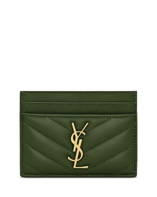 Click here for Saint Laurent Cassandre Matelasse Card Case in Lam... prices