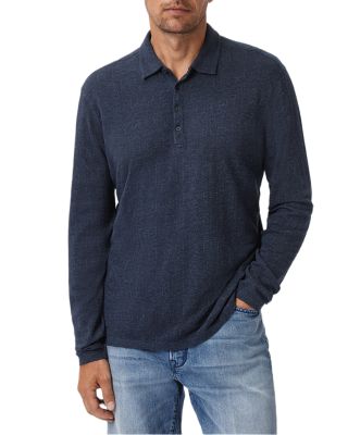 Click here for John Varvatos Jalen Jacquard Long Sleeve Polo Shir... prices