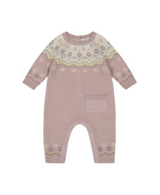 Click here for Deux par Deux Girls Jacquard Knitted Romper - Baby prices