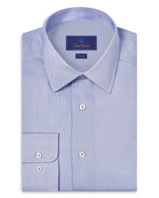 Click here for David Donahue Slim Fit Printed Dress Shirt prices