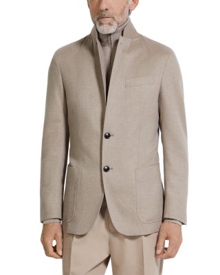 Click here for Zegna Oasi Cashmere Jacket with Removable Knit Bib prices