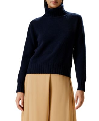 Click here for Lilysilk Turtleneck Sweater with Rib Hemline prices