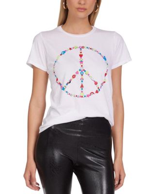 Click here for Lauren Moshi Croft Charm Peace Sign Tee prices