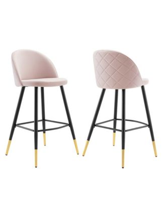 Click here for Modway Cordial Performance Velvet Bar Stools  Set... prices