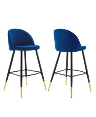 Click here for Modway Cordial Performance Velvet Bar Stools  Set... prices