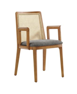 Click here for Modway Monarch Wood and Rattan Dining Armchair prices