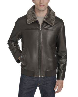 Click here for Andrew Marc Hedland Aviator Leather Jacket prices