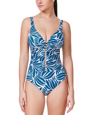 Click here for Profile by Gottex Come Back V Neck One Piece Swims... prices
