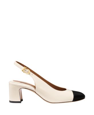 Click here for Margaux Womens The Cap-Toe Cluny Slingback Pumps prices