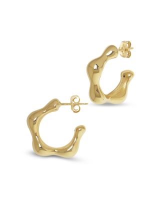 Click here for Bloomingdales Fine Collection Sculptural Hoop Earr... prices