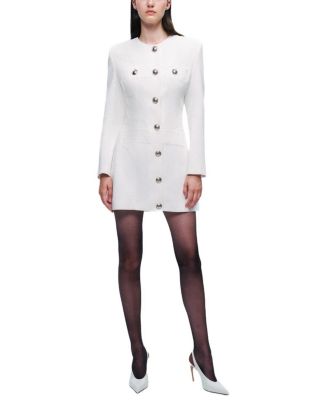 Click here for Nocturne Padded Shoulder Mini Dress prices