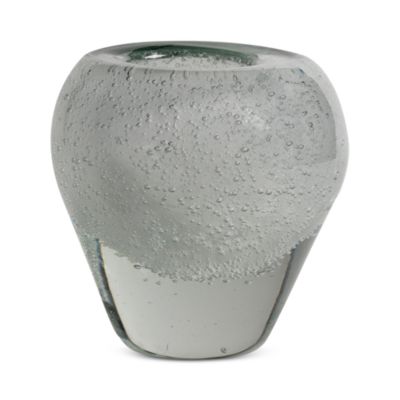 Click here for Tania Bulhoes Glass Vase in Stellato White prices