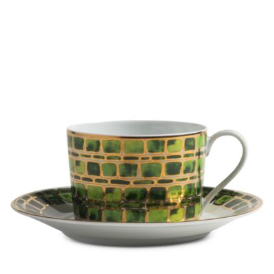 Click here for Tania Bulhoes Tea Cup and Saucer Jade Green prices