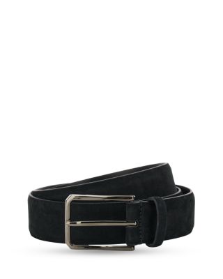 Boggi Milano Mens Nubuck Leather Belt - Exclusive