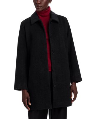 Click here for Eileen Fisher Wool Classic Collar Coat prices